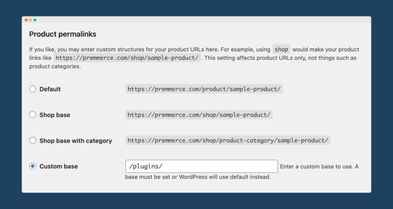 How And Why To Create Custom Permalinks For Woocommerce